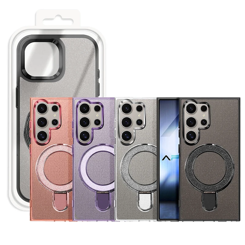 Funda Purpurina Magsafe Con Anilla Magsafe Samsung S24 Ultra - 4 Color