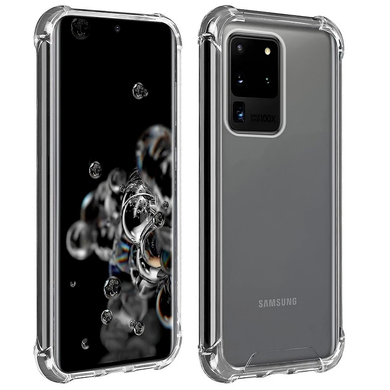 Funda Antigolpe Samsung Galaxy S20 Ultra Gel Transparente con esquinas