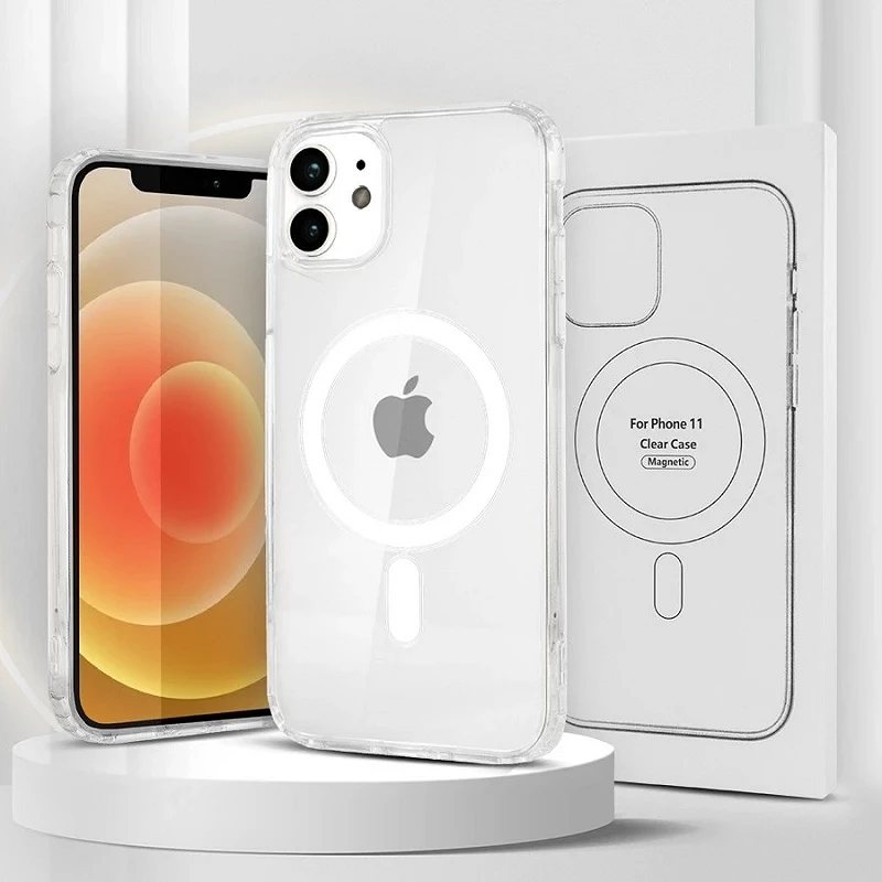 Cas de l'espace transparent avec Magsafe pour iphone 13 Pro