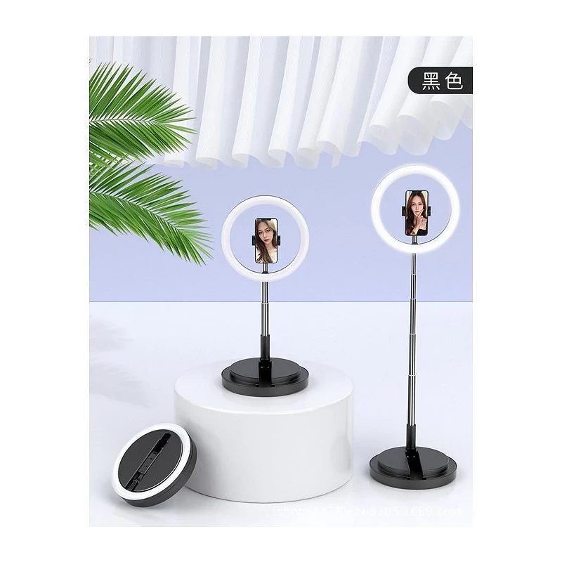 Bague Live Beauty Noire avec 3 Tons Lumineux 26cm + Socle de bureau r